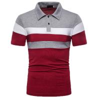 China Custom Logo Men's Polo Shirt 170-230G Cotton Short Sleeve Casual Fashion Top for sale