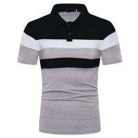 China Custom Logo Men's Polo Shirt 170-230G Cotton Short Sleeve Casual Fashion Top for sale