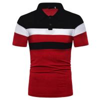 China Custom Logo Men's Polo Shirt 170-230G Cotton Short Sleeve Casual Fashion Top for sale