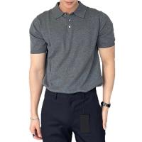 China Men's Slim Fit Casual Polo Shirt Short Sleeve 170-230G Fabric Weight Wholesale for sale
