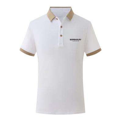 China Wholesale Men Golf Polo Shirt Short Sleeve Roll Neck 200gsm Breathable Anti Wrinkle for sale