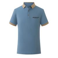 China Wholesale Men Golf Polo Shirt Short Sleeve Roll Neck 200gsm Breathable Anti Wrinkle for sale