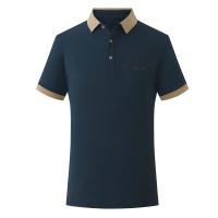 China Wholesale Men Golf Polo Shirt Short Sleeve Roll Neck 200gsm Breathable Anti Wrinkle for sale