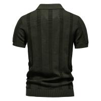 China Custom Logo Printed Polo Shirt for Men 170-230G Breathable Anti-Wrinkle Short Sleeve Casual Outdoor for sale