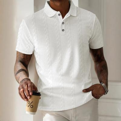 China Men's Summer Casual Polo Shirt 170-230G Breathable Anti-Wrinkle ODM/OEM for sale