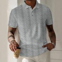 China Men's Summer Casual Polo Shirt 170-230G Breathable Anti-Wrinkle ODM/OEM for sale