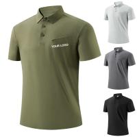 China Custom Embroidered Printed Polo Shirts for Men Women 170-230G Breathable Anti-Wrinkle Short Sleeve Business Casual for sale