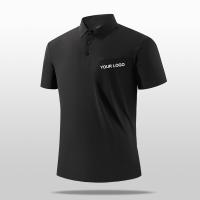 China Custom Embroidered Printed Polo Shirts for Men Women 170-230G Breathable Anti-Wrinkle Short Sleeve Business Casual for sale