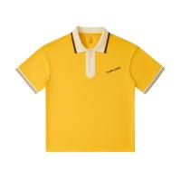 China Men's Printed Cotton Polo Shirt 170-230g 1/4 Zip Golf T Shirt Streetwear Oversized ODM/OEM for sale