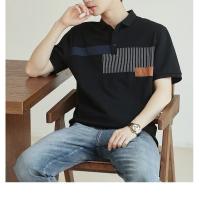 China Custom Logo Men's Short Sleeve Golf Polo Shirt Breathable Quick Dry Cotton 170-230G Fabric ODM/OEM for sale