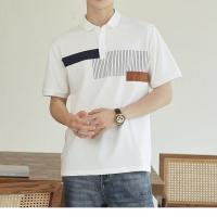 China Custom Logo Men's Short Sleeve Golf Polo Shirt Breathable Quick Dry Cotton 170-230G Fabric ODM/OEM for sale