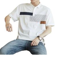 China Custom Logo Men's Short Sleeve Golf Polo Shirt Breathable Quick Dry Cotton 170-230G Fabric ODM/OEM for sale