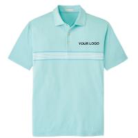 China Wholesale Mercerized Unisex Polo T-Shirt Custom Logo Golf Polo Shirt 170-230G Men Short Sleeve for sale