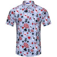 China Custom Logo Men's Golf Polo Shirt 4 Way Stretch Lightweight Quick Dry Breathable 170-230G Fabric for sale