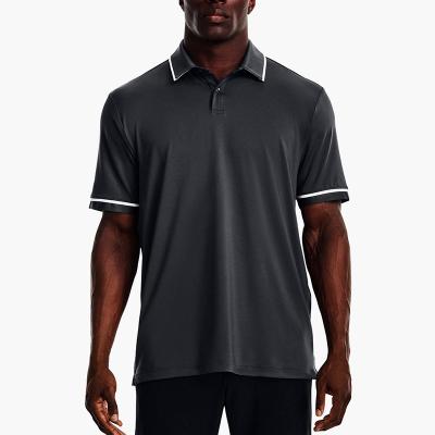 China Men's Moisture Wicking Golf Polo Shirts Short Sleeve Dry Fit 170-230G Fabric ODM/OEM for sale