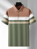 China Men's Short Sleeve Business Polo Shirt 170-230G Breathable Anti-Wrinkle ODM/OEM for sale
