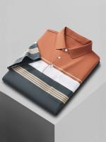 China Men's Short Sleeve Business Polo Shirt 170-230G Breathable Anti-Wrinkle ODM/OEM for sale