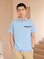China Custom OEM Men Polo T-Shirt 170-230G Breathable Anti-Wrinkle Short Sleeve for sale
