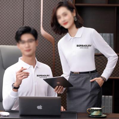 China Custom Long Sleeve Polo Shirts for Men 170-230G Cotton Blank Logo Embroidery OEM ODM for sale