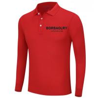 China Custom Long Sleeve Polo Shirts for Men 170-230G Cotton Blank Logo Embroidery OEM ODM for sale