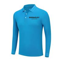China Custom Long Sleeve Polo Shirts for Men 170-230G Cotton Blank Logo Embroidery OEM ODM for sale