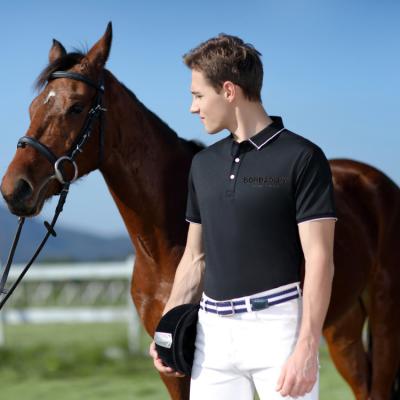 China Custom Logo Embroidered Polo Shirt for Men 170-230G Breathable Anti-Wrinkle Short Sleeve Golf Tshirt for sale