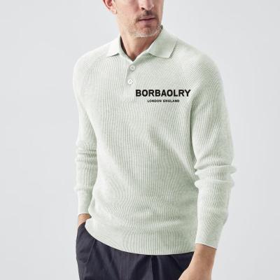 China Wholesale Men's Slim Fit Long Sleeve Knitted Sweater 170-230g Anti Pilling Breathable for sale