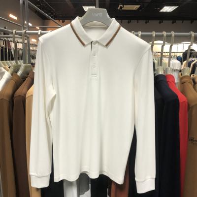 China Custom Logo Men's Long Sleeve Polo Shirt 170-230G Cotton Dry Fit Golf T-Shirt ODM/OEM for sale