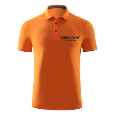 China Men's Custom Short Sleeve Polo Shirt Breathable Fabric 170-230G ODM/OEM Logo for sale
