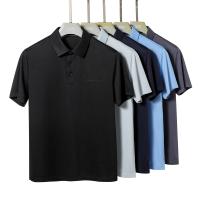 China Men's Unisex Casual Short Sleeve Polo Shirt 170-230g Anti-Pilling Custom Logo Plain Dyed for sale