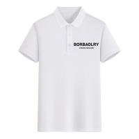 China Men's Unisex Casual Short Sleeve Polo Shirt 170-230g Anti-Pilling Custom Logo Plain Dyed for sale