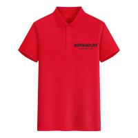 China Men's Unisex Casual Short Sleeve Polo Shirt 170-230g Anti-Pilling Custom Logo Plain Dyed for sale