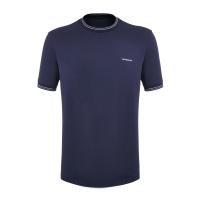 China 100% Cotton Solid Color Men's T-Shirt Custom Large Size Casual Short Sleeve 170-120G for sale