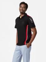 China Men's Oversized Striped Polo Shirt 100% Cotton Breathable Anti-Wrinkle Casual Sports Top for sale