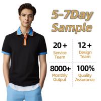 China Wholesale Custom Embroidered Logo Men's Polo Shirts 100% Cotton 170-230G for sale