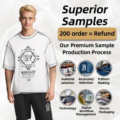 China Men's 100% Cotton Heavy Casual Printed T-Shirt 170-120G Anti-Wrinkle Breathable for sale