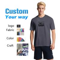 China Premium 100 Cotton Heavyweight Oversized T Shirt for Men 170-120G Streetwear for sale