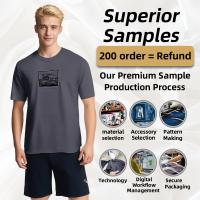 China Premium 100 Cotton Heavyweight Oversized T Shirt for Men 170-120G Streetwear for sale