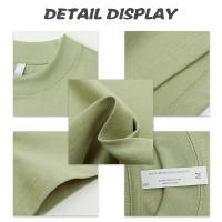 China Wholesale Drop Shoulder Blank T Shirt Custom Logo Boxy Fit Mens 100% Heavy Cotton T Shirt 170 230G for sale