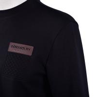 China Custom Plain Dyed Plush Blank Jogger Black Crewneck Hoodie Sweatshirt 280-320G 100% Cotton ODM for sale