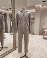 China Custom Logo Luxury Men's Tracksuit Set 2 Piece Zip Up Hoodie and Jogger 320 GSM High Quality Quiet Luxury for sale