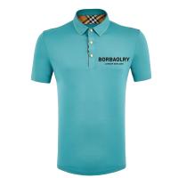 China Custom Anti-pilling Seamless Polo Shirt 100% Cotton 170-210G Short Sleeve Men Logo Embroidery for sale