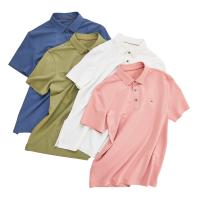 China Custom Design Quick Dry Men Golf Polo Shirt Cotton Spandex 170g ODM OEM for sale