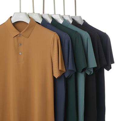 China Quick Dry Anti-Pilling Men Polo T Shirt 170-210G Cotton Custom Logo High Performance for sale