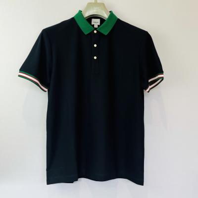 China Men's Plain Polo Shirt Breathable Quick Dry 220G Knitted Fabric Custom Logo OEM for sale
