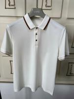 China Customizable Men's Summer Polo Shirt 100% Polyester Solid Pattern Short Sleeve Casual Slimming 180G for sale
