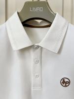 China Men's 100% Cotton Summer Polo Shirt Short Sleeve Casual 3D Knitted 160g for sale