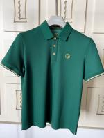China Men's 100% Cotton Summer Polo Shirt Short Sleeve Casual 3D Knitted 160g for sale