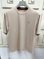 China Men's 100% Cotton Casual T-Shirt Breathable Quick Dry Oversized Short Sleeves 200g for sale