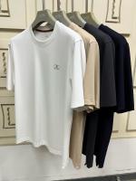 China Men's 100% Cotton Casual T-Shirt Breathable Quick Dry Oversized Short Sleeves 200g for sale